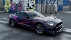 China Purple Cosmic Custom Car Wrap Vinyl Polymeric Digital Printing Car Film for sale