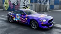 China Space Laika Cartoon Custom Car Wrap Vinyl Material 2-3 Years Warranty for sale