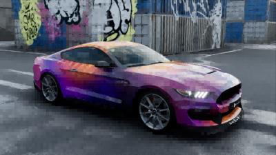 China Sunset Flow Custom Car Wrap Vinyl Polymeric PVC Car Wrapping Film for sale