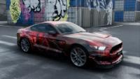 China 1.52m 160g Red Fiery Lightning Custom Car Wrap Vinyl Air Bubble Free for sale