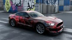 China 1.52m 160g Red Fiery Lightning Custom Car Wrap Vinyl Air Bubble Free for sale