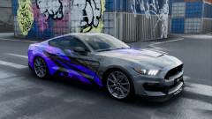 China Purple Scar 60'' 160g Custom Car Wrap Vinyl Roll Bubble Free Liner for sale