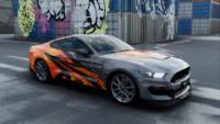 China Orange Scar Vehicle Vinyl Wrap Material , 60'' 160g Air Free Vinyl Wrap for sale
