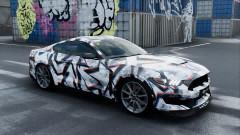 China Broken Glass Pvc Vinyl Digital Print Car Wrap 85mic 105mic Thickness for sale