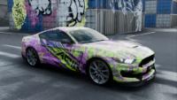China Green Acid 60m PVC Digital Print Car Wrap Vinyl Roll Double PE Liner for sale
