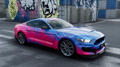 China Pink Blue Splashing 160g Polymeric Color Changing Car Wrap Film Custom Print for sale
