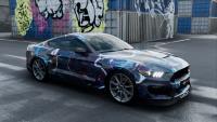 China Time Flies Polymeric PVC Full Car Vinyl Wrap Custom Digital Pattern for sale