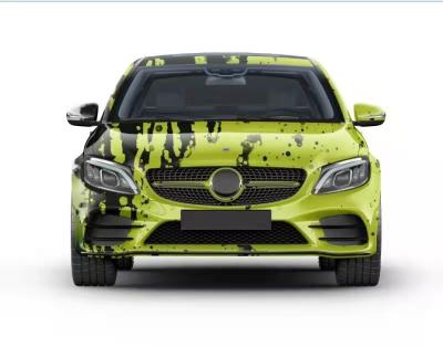 China Acid Drops 160g Digital Color Changing Car Wrap Double PE Bubble Free Liner for sale