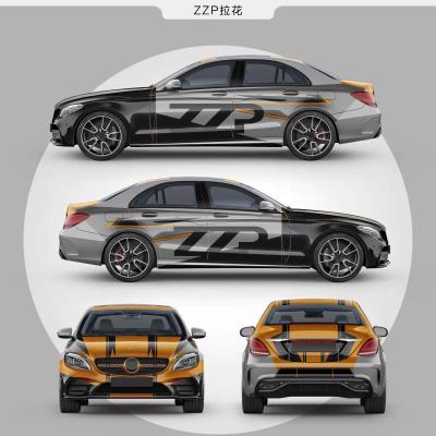 China ZZP Garland Premium Car Wrapping Film , 50mic Color Flip Vinyl Wrap for sale