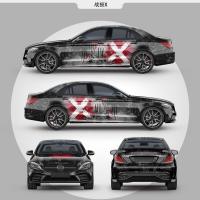 China Battle Damage X Glossy Car Wrap , Removable Polymeric Pvc Vinyl Roll for sale