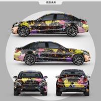 China Chaos Painting Premium Car Wrap Vinyl Film For All Car Models SGS Listed for sale