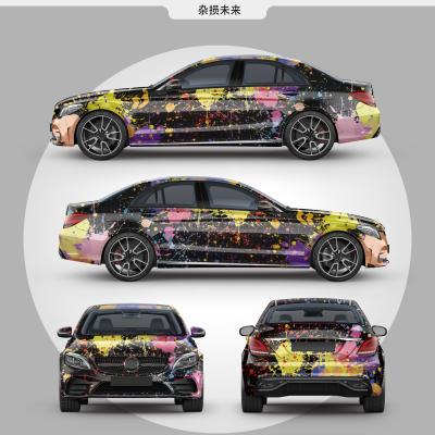 China Chaos Painting Premium Car Wrap Vinyl Film For All Car Models SGS Listed for sale
