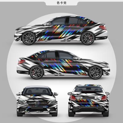 China Color Swatch 160g Car Wrap Vinyl Film Air Bubble Free Glossy Matte Surface for sale