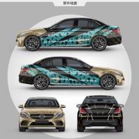 China Cracked Stone Plastic Monomeric Vehicle Body Wraps Glossy Matt Surface for sale