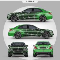 China Green Spider Man Automotive Wrap Material , GMT 160g Oem Color Match Vinyl Wrap for sale