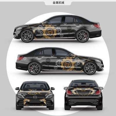 China Metal Machinery Car Wrap Vinyl Film Digital Color Changing Custom Car Film for sale