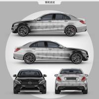 China Silver Snake Grain Auto Body Wrap Material , Polymeric PVC 80micron Roll Of Car Vinyl Wrap for sale