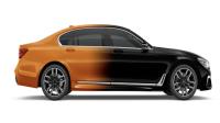 China GMT Printable Vinyl Gredient in orange and black Digital Print Car WrapPolymeric Substitute to MPI 1105 for sale