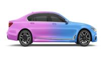 China GMT Printable Vinyl Gredient in pink and blue Digital Print Car Wrap Vinyl Black Green Customized Substitute to MPI 1105 for sale