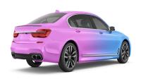 China GMT Printable Vinyl Gredient in pink and blue Digital Print Car Wrap Vinyl Black Green Customized Substitute to MPI 1105 for sale