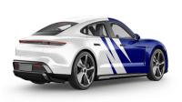 China Blue and white Lines Digital Print Car Wrap Vinyl Removable Glue Bubble Free for sale