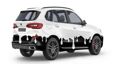 China Cow Digital Print Car Wrap Vinyl New Design Bubble Free for sale
