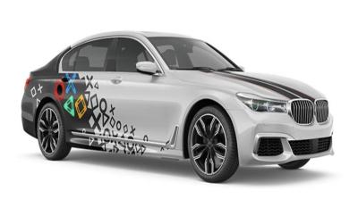China Geometry Digital Print Car Wrap Vinyl Personalized Customization for sale
