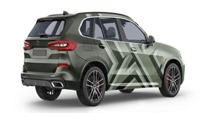 China Marsh Digital Print Car Wrap Vinyl Polymeric PVC Bubble Free Vinyl for sale