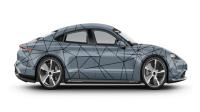 China Radiation Lines Digital Print Car Wrap Vinyl Black Green Customized Design for sale