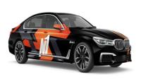 China GMT Printable Vinyl Block Racer in orange and black Polymeric PVC Digital Car Wrap 1.52*19m Size Substitute to MPI 1105 for sale
