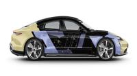 China Blue yellow and grey Interaction Digital Print Car Wrap Vinyl Industrial Style 1.52*19m for sale