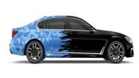 China GMT Printable Vinyl Splash in blue and black Digital Print Car Wrap Vinyl Car Wrap Film Substitute to MPI 1105 for sale