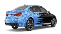 China GMT Printable Vinyl Splash in blue and black Digital Print Car Wrap Vinyl Car Wrap Film Substitute to MPI 1105 for sale