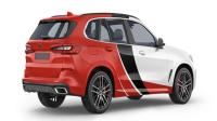 China Three-Color Streamline Digital Print Car Wrap Vinyl National Design PVC Car Film for sale