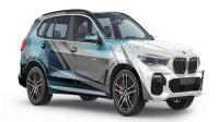 China 1.52*58m Printable Vinyl Three color Spider Grain Pattern 50mic Gloss Car Vinyl Wrap Rolls Substitute to MPI 1105 for sale