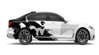 China Block in Gredient Ink Gloss 60in Oem Color Match Vinyl Wrap 1.52*20m Size for sale