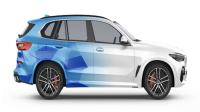 China Block in Two-color Gredient Gloss Vinyl Car Wrap Film Color Changing DIY Design for sale