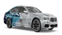 China Blue and grey Geometry Gloss Vinyl Car Wrap Film Texture DIY Design for sale