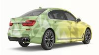 China Multi-color Block 2mil 3mil Custom Printed Vinyl Wrap Polymeric PVC Material for sale