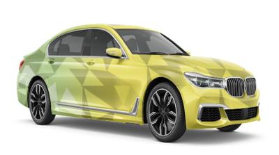 China Multi-color Block 2mil 3mil Custom Printed Vinyl Wrap Polymeric PVC Material for sale