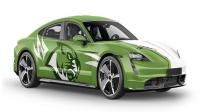 China Tiger in green and white Gloss Vinyl Car Wrap 80mic 50mic Thickness for sale