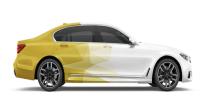 China Two-color Block 2mil 3mil Gloss Vinyl Car Wrap Polymeric PVC Material for sale