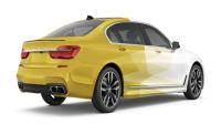 China Two-color Block 2mil 3mil Gloss Vinyl Car Wrap Polymeric PVC Material for sale