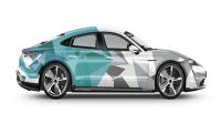 China Printable Vinyl Multi-color Polygon Colorful Autumn Pattern Print Car Wrap Monomeric Material Substitute to MPI 1105 for sale