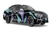 China 1.52*58m Car Paint Printable Vinyl Three-color Triangle 60'' Bubble Free Vinyl Wrap , Polymeric. Substitute to MPI 1105 for sale