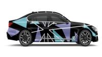 China 1.52*58m Car Paint Printable Vinyl Three-color Triangle 60'' Bubble Free Vinyl Wrap , Polymeric. Substitute to MPI 1105 for sale