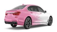 China GMT Printable Vinyl 85micron Polymeric Plastic Wrap Lines and dots in white and pink Pattern Substitute to MPI 1105 for sale