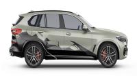 China Pan Gu Digital Print Car Wrap Polymeric 160g Glossy Racing Car Film for sale