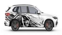 China Rattlesnake Digital Print Car Wrap Vinyl 160g Glossy Matte PVC Film for sale