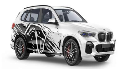 China Rattlesnake Digital Print Car Wrap Vinyl 160g Glossy Matte PVC Film for sale
